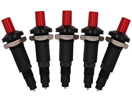 METER STAR 5Pcs Gas Heater One Outlet Piezo Igniter Spark Plug Push Button Ceramic Igniter