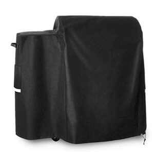 utheer 73700 grill cover for pit boss 700fb, lexington 500 and lexington 540, classic 700 wood pellet grills, heavy duty 600d waterproof fabric black barbecue bbq grill cover, 42″ l x 28.5″ w x 38″ h