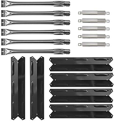 Dongftai PN622A (6-Pack) SA622A (6-Pack) Parts Kit Replacement for Kenmore 146.23681310, 146.23766310,146.47223610,146.23680310, 146.4746861, 146.4746961 Stainless Pipe Burner, Heat Plate Tent Shield