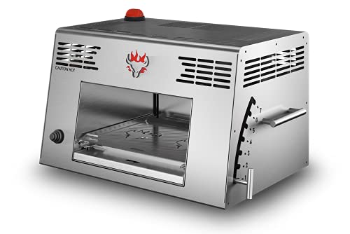 Schwank 1500°F Portable Infrared Grill, Stainless Steel, Propane (LP), Made in USA