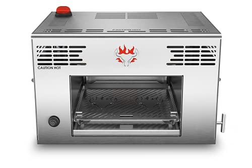 Schwank 1500°F Portable Infrared Grill, Stainless Steel, Propane (LP), Made in USA