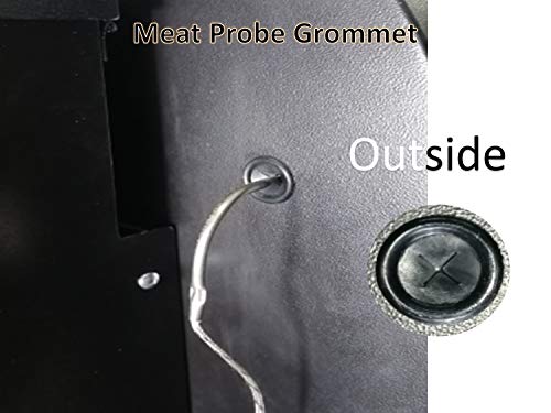 Rubber Meat Probe Grommet Replacement for Traeger Wood Pellet Smoker & Z Grills (6 Pack)