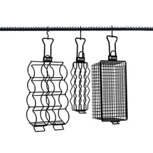 pit barrel cooker co. ac1014val 3 value pack smoker hangers, black