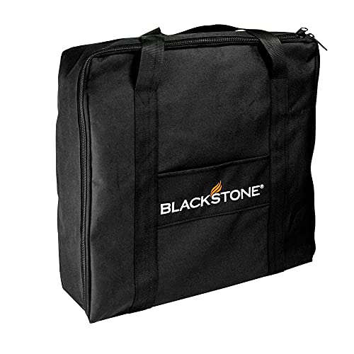 Blackstone 17 inch Griddle Cover and Carry Bag Water Resistant 600D Polyester Heavy Duty Flat top 17" Gas Grill Cover Accessory Exclusively Fits Blackstone 17" Griddle Cooking Station Without Hood