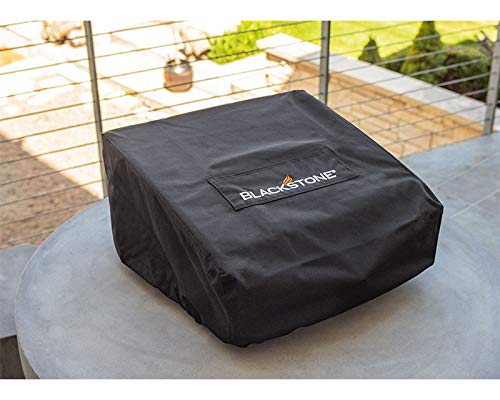 Blackstone 17 inch Griddle Cover and Carry Bag Water Resistant 600D Polyester Heavy Duty Flat top 17" Gas Grill Cover Accessory Exclusively Fits Blackstone 17" Griddle Cooking Station Without Hood