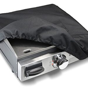 Blackstone 17 inch Griddle Cover and Carry Bag Water Resistant 600D Polyester Heavy Duty Flat top 17" Gas Grill Cover Accessory Exclusively Fits Blackstone 17" Griddle Cooking Station Without Hood