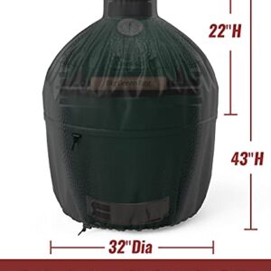 NUPICK Grill Cover for Large Big Green Egg, Kamado Joe Classic Grill, Heavy Duty and Waterproof Grill Cover