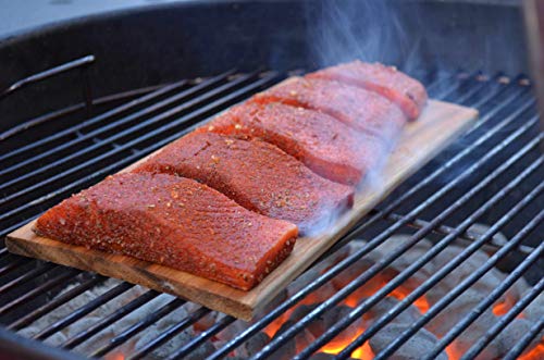 6 Pack Cedar Grilling Planks for Salmon and More. Sourced and Made in The USA.