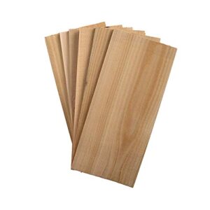 6 Pack Cedar Grilling Planks for Salmon and More. Sourced and Made in The USA.