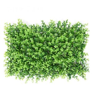 xewneg artificial hedge plant green privacy screen plastic panel background fake fence lattice, for wedding garden wall decoration (23.62×15.75 inch) (color : 02)