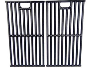 porcelain cast iron grates for dyna-glo dgb730snb-d, dgb730snb, m365gmdg14-d, m365gmdg14, 314076 gas grill models, set of 2