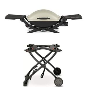 q 2000 gas grill with portable cart