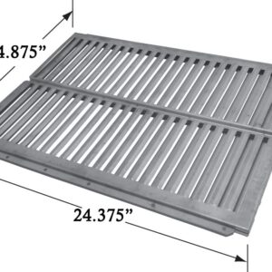 Dongftai SN972A Stainless Steel Heat Plate Replacement for Ducane 1500, 1502, 1502HLP, 1502HLPE, 1502HN, 1502HNE, 1502SHLPE, 1502SHNE, 1504, 1504S, 1504SHLPE, 1504SHNE, 5002,5002SLPE, 5002SS