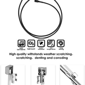 Uniflasy Replacement Parts Kit, Heat Plate Tent Shield, Grill Burner Pipe, Adjustable Crossover Tube and 18 Inch Grill Cooking Grates for Charbroil Performance 6 Burner 463276617,463244819,463238218