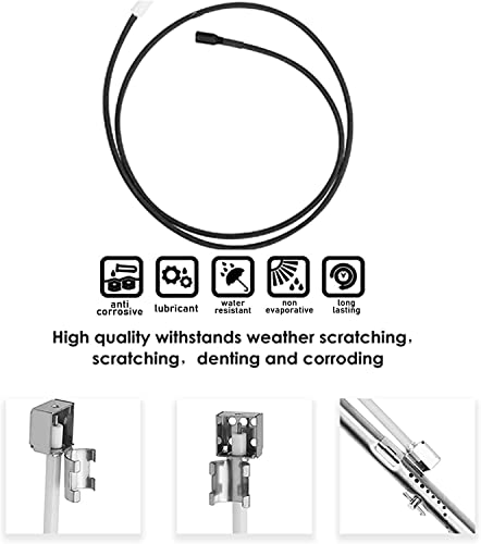 Uniflasy Replacement Parts Kit, Heat Plate Tent Shield, Grill Burner Pipe, Adjustable Crossover Tube and 18 Inch Grill Cooking Grates for Charbroil Performance 6 Burner 463276617,463244819,463238218