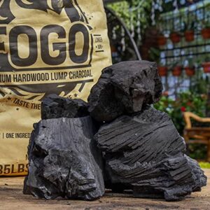 Fogo FHWC35LB 35-Pound All Natural Premium Hardwood Lump Charcoal Bag, Black (FP35)