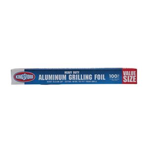 Kingsford Extra Wide Aluminum Foil, 100 Square Feet | Strong and Heavy Duty Aluminum Foil for Grilling, Baking, Roasting, and Food Storage | Kingsford Foil