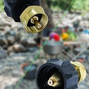 C CLINK Propane cylinder inflating connector QCC1 regulator propane supplement adapter for 1LB cylinder tank coupler cylinder