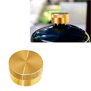 Joywayus 2 Pcs Propane Tank Refill Adapter with 4 Propane Bottle Caps Universal for All 1 lb Propane Tank Small Cylinders - Safest Tank Fill Attachment and Solid Brass Regulator Valve Accessory