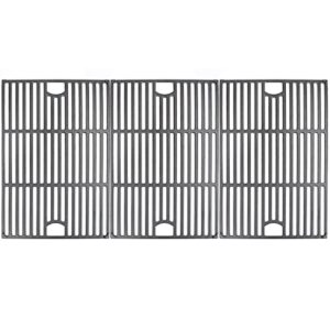 hongso 17 inch cast iron grill grates replacement for nexgrill 720-0896 730-0898 720-0896c 720-0898 720-0896b 720-0896ca 5 burner 6 burner grill models