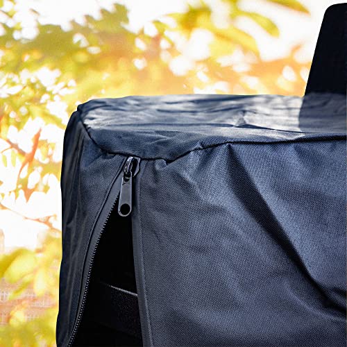 Westeco Grill Cover for Pit Boss Pro Series Triple-Function Combo Grill PB1100PSC2 PB1100PSC1 Pit Boss PB1230 Sportsman 1230 Pellet/Gas Combo Grill Cover Heavy-Duty, Black, PB 67364