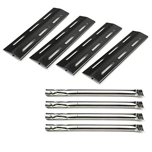 Direct Store Parts Kit DG112 Burners, Heat Plates Replacement for Kenmore P01708034E, P02008010A, P02008029A Gas Grills, 4 Pack