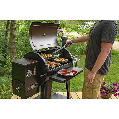 PIT BOSS 10514 PB820D3B Wood Pellet Grill, 820 Square Inches, Mahogany