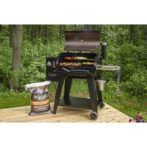 PIT BOSS 10514 PB820D3B Wood Pellet Grill, 820 Square Inches, Mahogany