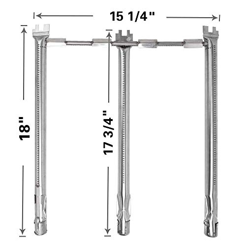 Htanch SG636 (5-Pack) 15 1/4" 16GA Flavorizer Bars SF9787 for Weber Spirit 300 Series,E310, E320, S310 and S320 (2013-2017) 5 Flavorizer Bars and One Tube Burner,for Weber 7636 Weber 69787