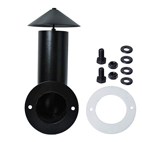 Pellet Grill Smoke Stack Chimney Replacement for Pit Boss Traeger Camp Chef, Replacement Stack Smoker Kits with Umbrella, Gasket, Screw, Locking Washer & Washer