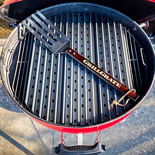 GrillGrate - Fit 22" Weber Kettle Grill and Napoleon 22" Kettle - Weber Grill Accessory - Grill Better