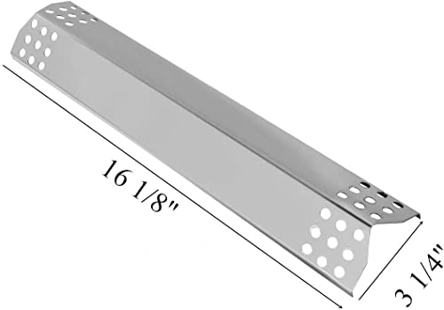 SafBbcue stainless Steel Heat Plate Replacement Part for Kitchen Aid 720-0745B, Nexgrill 720-0733, Jenn-Air 720-0709, 720-0336B, 720-0336C