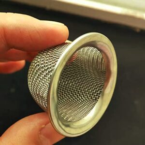 5 PCS Premium Double Screen Filter for Cocktail Smoker, 1.3" Diameter Washable Stainless Steel Mesh Screen Filter Bowl for Bourbon Whiskey Smoker