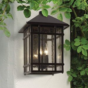 j du j sierra craftsman 15″ high outdoor wall light