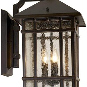 J du J Sierra Craftsman 15" High Outdoor Wall Light