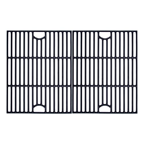 GGC 17 Inch Grill Grates Replacement for Nexgrill 4&5 Burner 720-0830H 720-0783E 720-0670A 720-888N, Kenmore 41516106210, Charbroil 463241113, 2PCS Cast Iron Cooking Grates(17" x 13 1/4" Each)