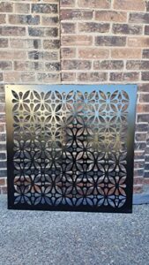 hiddenflower1us – privacy screen metal garden fence decor art