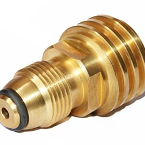 DOZYANT Propane Tank Adapter Converts POL LP Tank Service Valve to QCC1/Type1 Hose or Regualtor - Old to New.