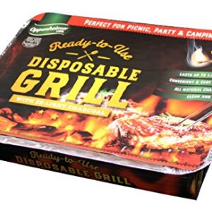 Oppenheimer USA Disposable Charcoal Grill On-The-Go Ready to Use Easy to Light Kosher (2)