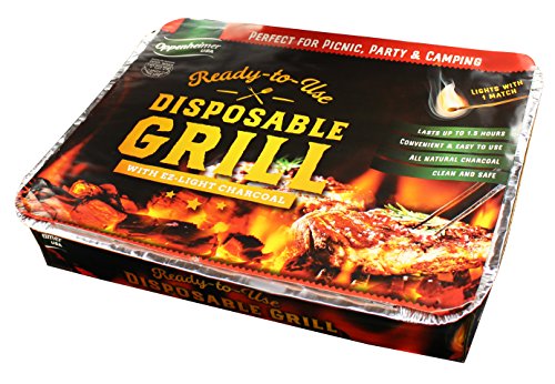 Oppenheimer USA Disposable Charcoal Grill On-The-Go Ready to Use Easy to Light Kosher (2)