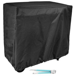 Heavy Duty Grill Cover Fit Camp Chef FTG600 Flat Top Grill Patio Cover, 600D Weather Resistant & Waterproof BBQ Cover ,Black