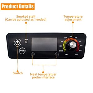 Digital W/LCD Display Control Board Replacement Parts Kit Compatible with Pit Boss Pellet Grill Smoker Austin XL,Tailgater,Classic, Include Meat Probe, Temperure Sensor Probe, and Igniter Hot Rod