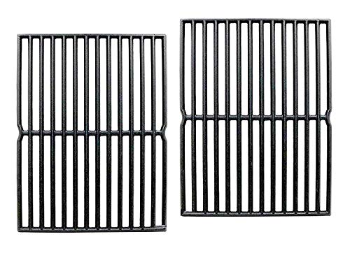 Votenli C752B(2-Pack) 15 Inch Cast Iron Cooking Grid Grates Replacement for Weber 7522 7521 Genesis Silver A Spirit 210 Spirit e210 Spirit 500 Parts