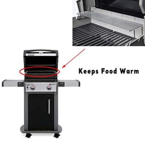 Uniflasy 69866 Grill Warming Rack for Weber Spirit I & GS4 Spirit II 200 Series Spirit E210 S210 E220 S220 Gas Grill with Up Front Control Grill Upper Rack for Weber Spirit 200,Replace for Weber 67026