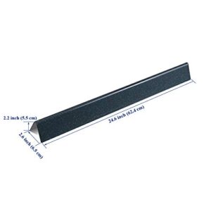 Utheer 7540 7539 Flavorizer Bars 24.5 Inches for Weber Genesis 300 Series E-310 E-320 S-310 S-320 EP-310 EP-320 (with Side Control), Replaces Weber 65935, Porcelain Enameled Steel