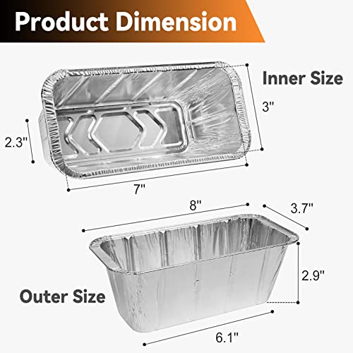 SHINESTAR 35-Pack Grease Cup Liners for Blackstone 17, 22, 28, 30, 36 Inch Griddle with Rear Grease Cup, Disposable Aluminum Foil Drip Pan, 8 x 3.7 Inch