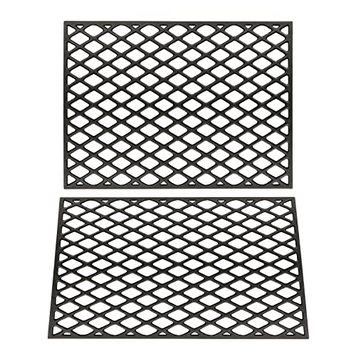 Utheer Cast Iron Grill Grate for Pit Boss 820 850 Series Grill, Pit Boss 820 Series Wood Pellet Grills, Fit Pit Boss Pro Series II 850 Wood Pellet Grill, Pit Boss Grill Replacement Parts, 2 Pack