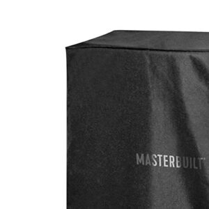 Masterbuilt MB20101114 Universal Leg Extension Kit, Black & MB20080210 Electric Smoker Cover, 40 inch, Black