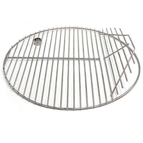 Hongso 19.5" 304 Stainless Steel Round Cooking Grill Grates Cooking Grid for Akorn Kamado Ceramic Grill, Pit Boss K24, Louisiana Grills K24, Char-Griller 16620 and Other 20 inch Charcoal Grill, SCG195