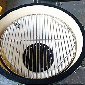 Hongso 19.5" 304 Stainless Steel Round Cooking Grill Grates Cooking Grid for Akorn Kamado Ceramic Grill, Pit Boss K24, Louisiana Grills K24, Char-Griller 16620 and Other 20 inch Charcoal Grill, SCG195